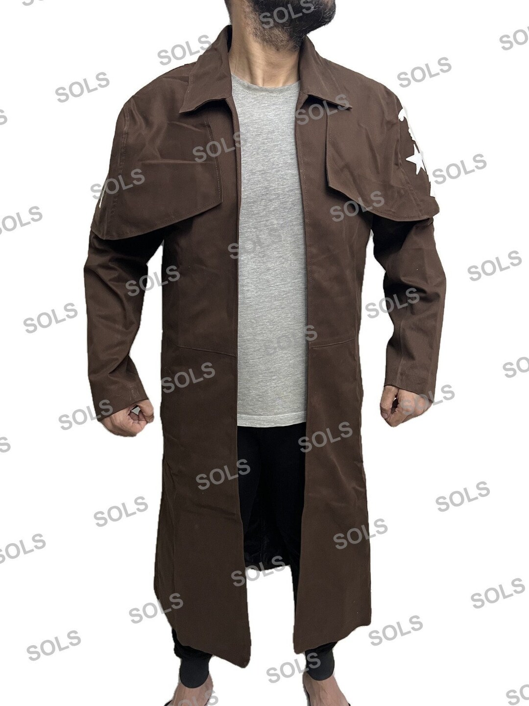 Fallout New Vegas NCR Ranger Veteran A7 Trench Duster Cotton Coat ...