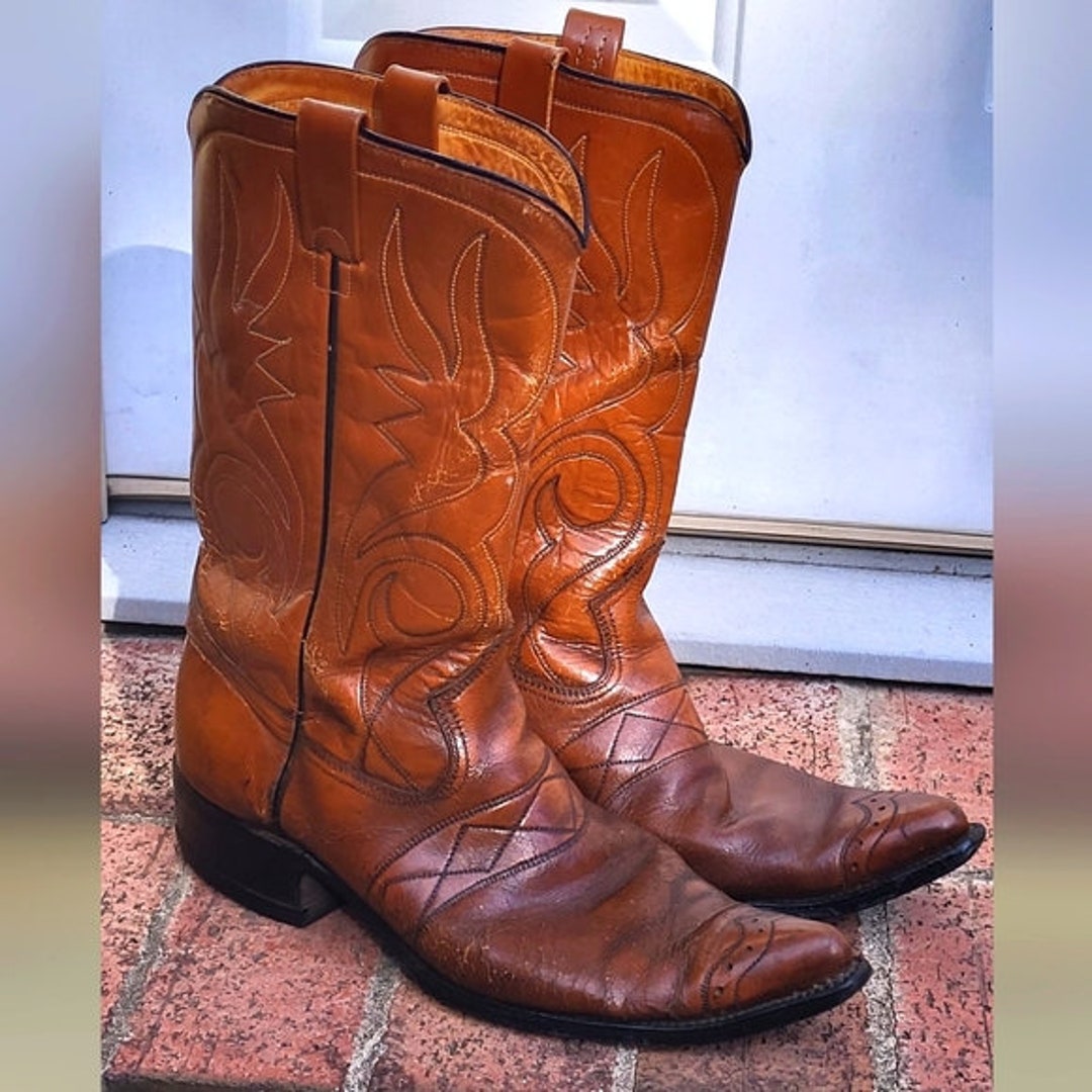 Texas Boot Company "texas Spur" Boot - Etsy