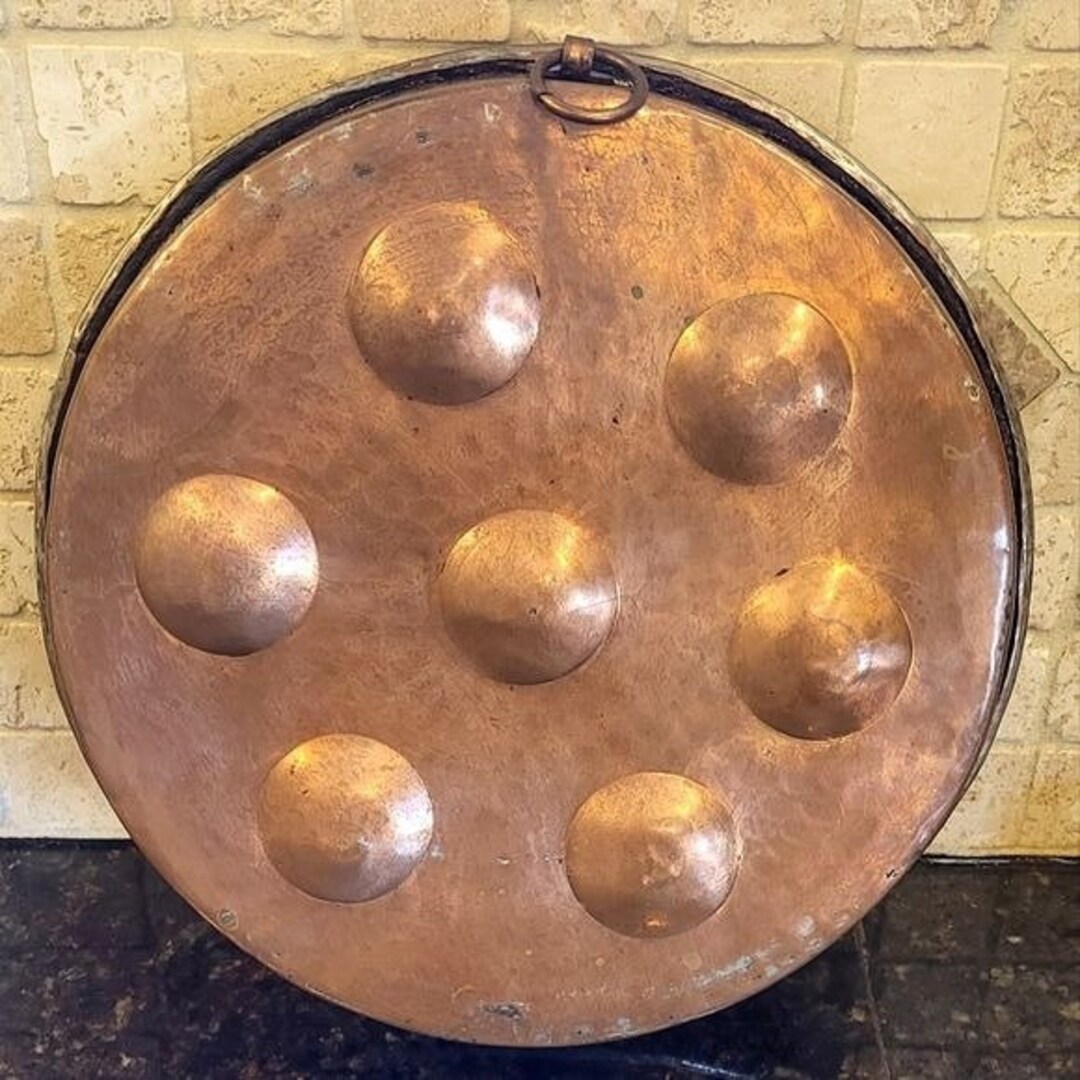 Antique Hanging Copper Egg Poaching Pan - Etsy