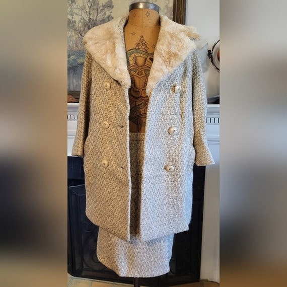 Stunning Carlson Original Wool Skirt and Jacket with … - Gem