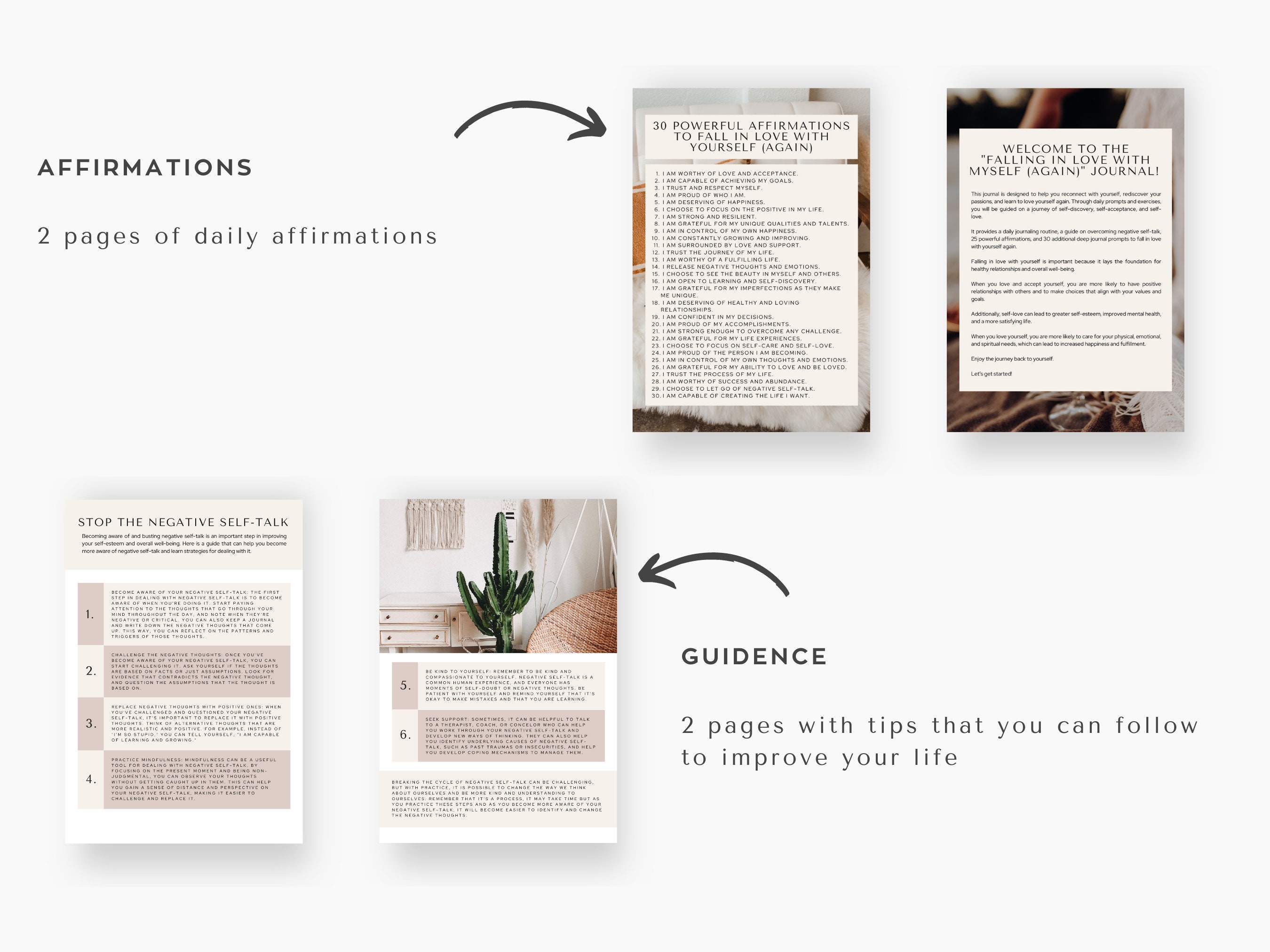 Self Care Journal, Self Love Workbook Printable, Wellness Journal ...