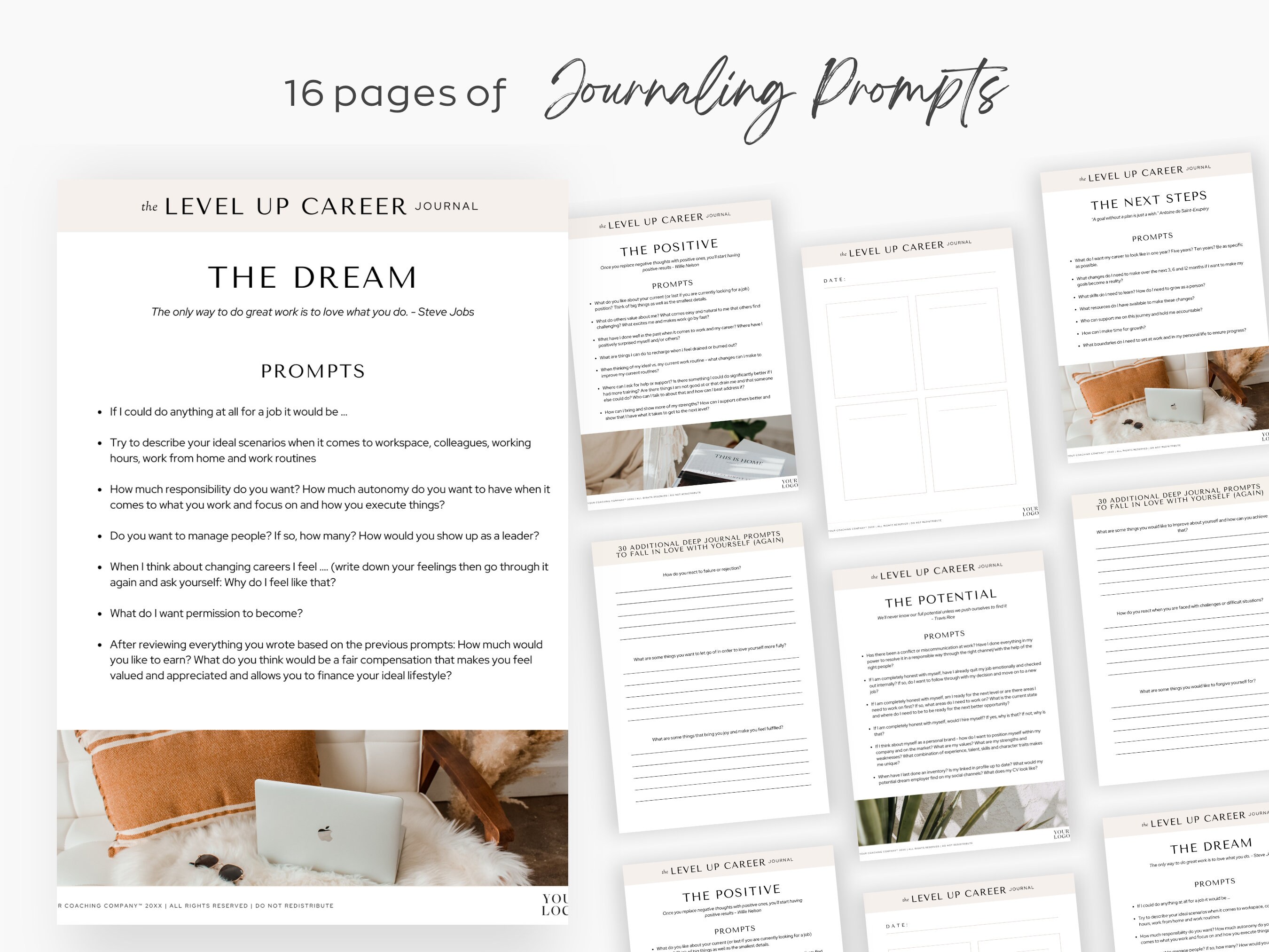 Career Transformation Toolkit, Printable Toolkit for Career Clarity and ...