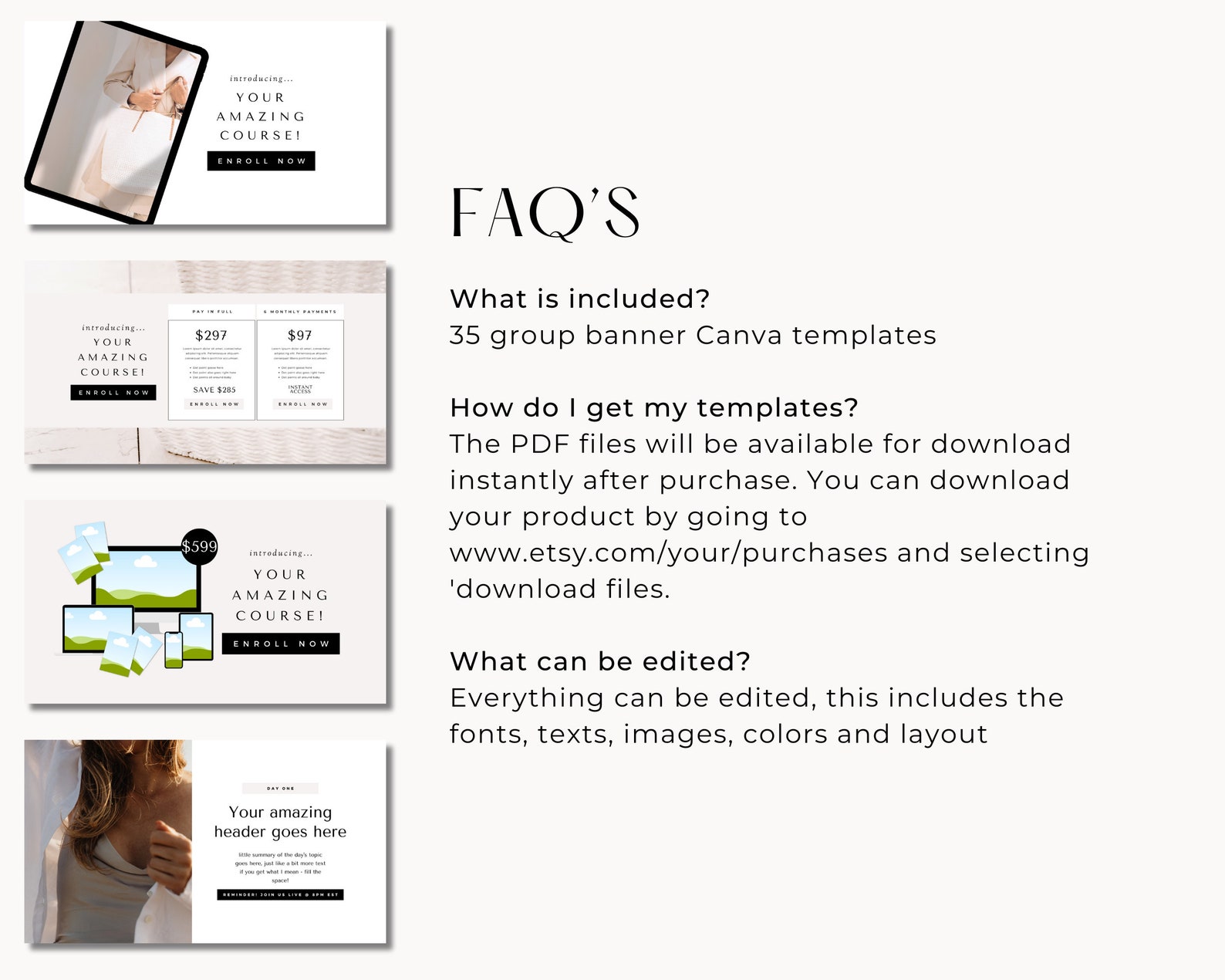 Banner Canva Template, Group Banner Template Canva, Facebook Group ...