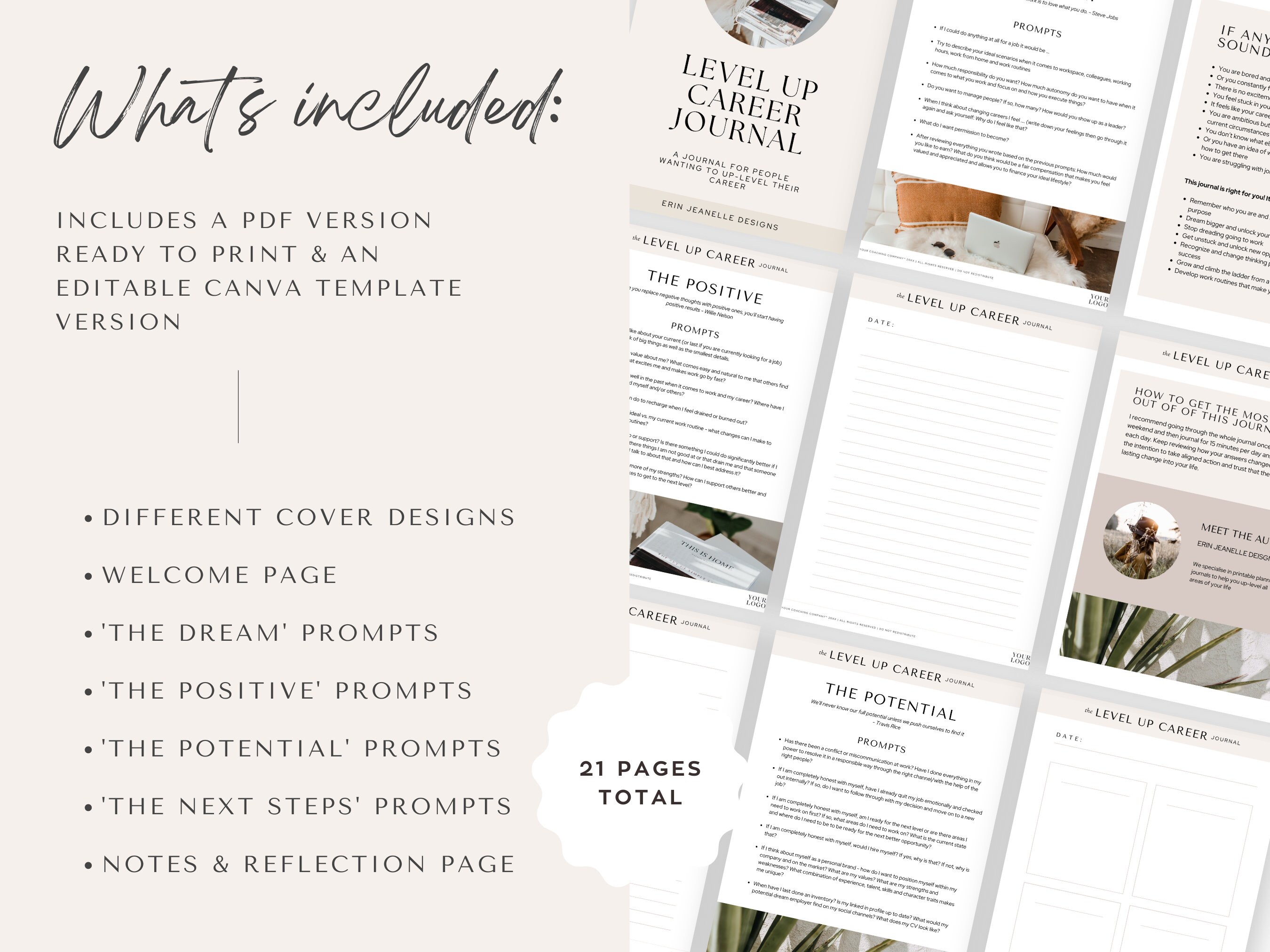 Career Transformation Toolkit, Printable Toolkit for Career Clarity and ...