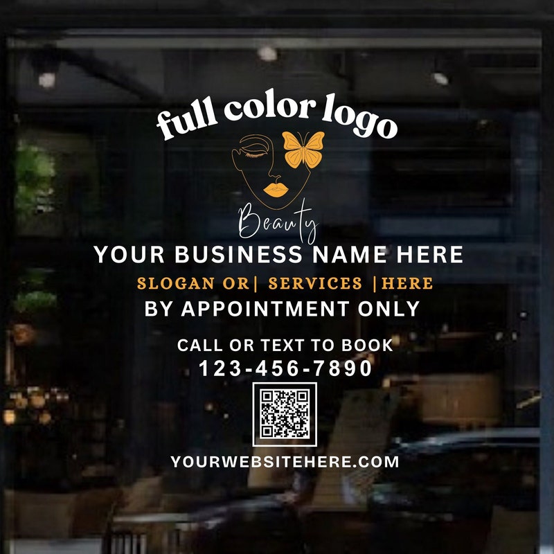 Storefront Window Decals - Etsy