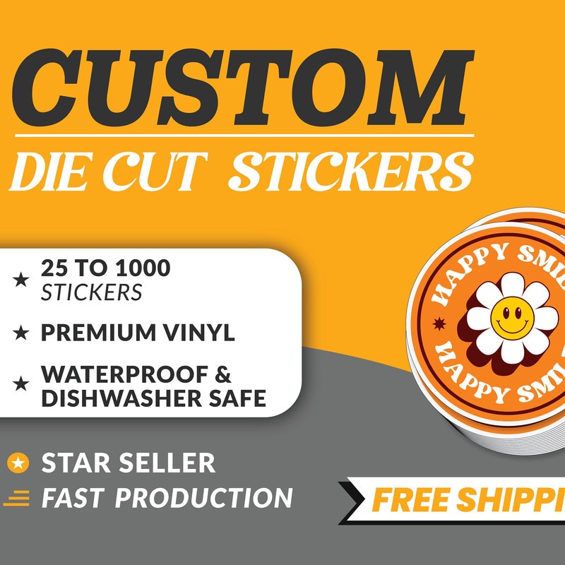 Custom Logo Stickers - Etsy