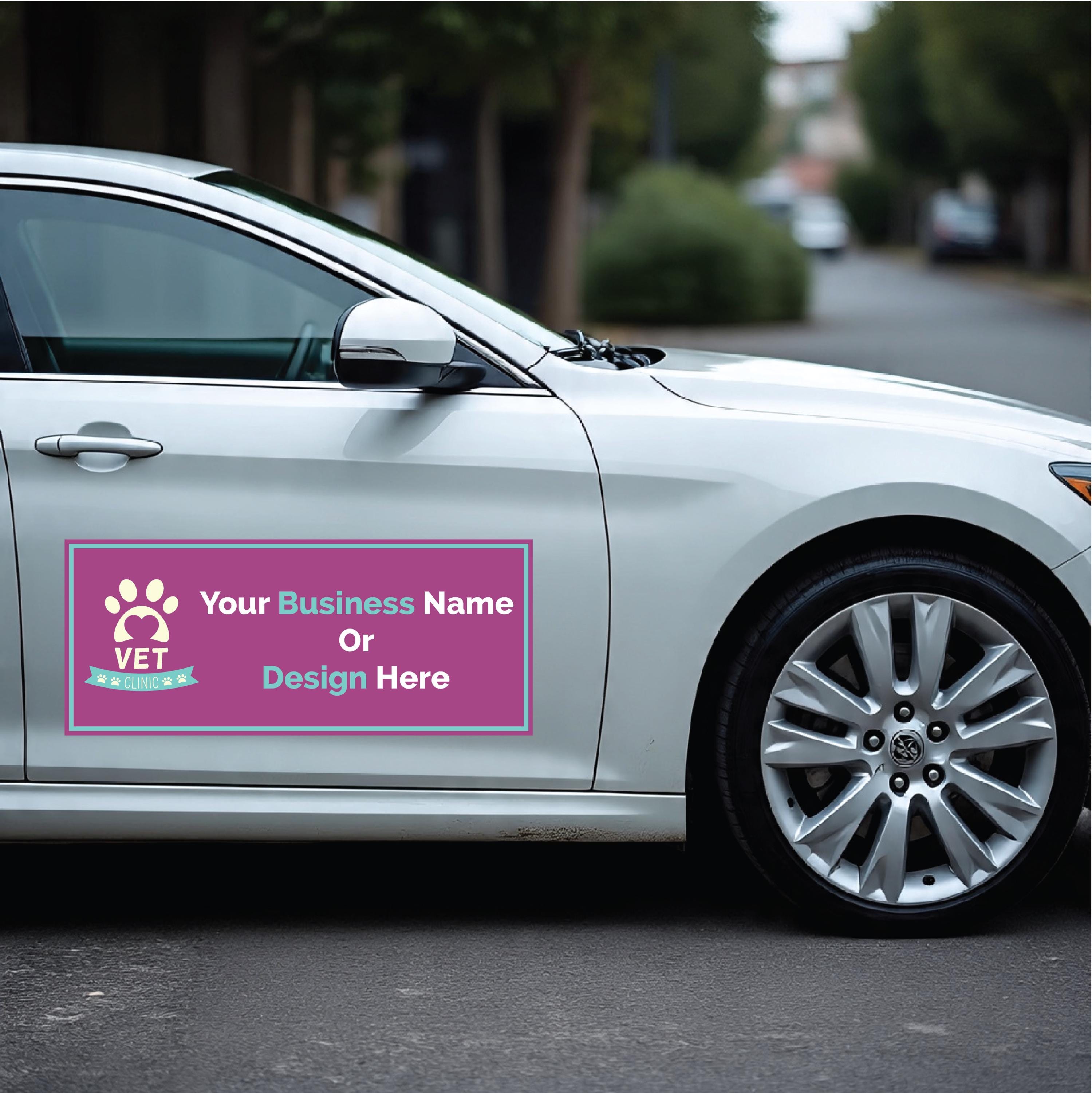 Custom Magnetic Car Sign: Business Advertising, Truck Door Magnet - Etsy