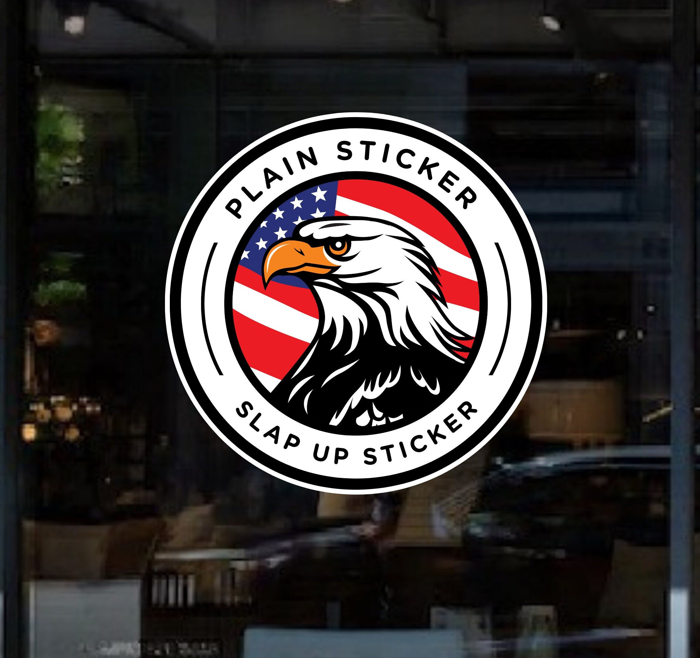 Custom Full Color Vinyl Decal, Business Window Vinyl Sticker, Cut to ...