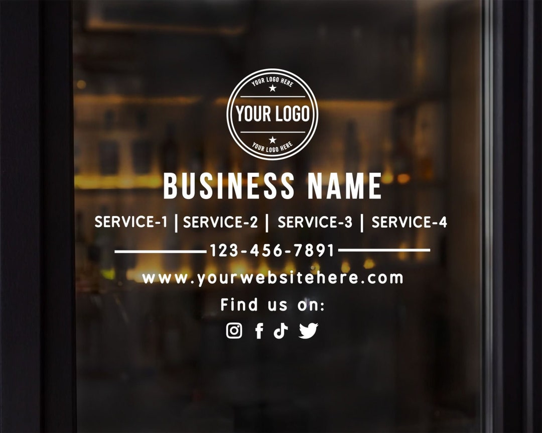 Personalize Your Storefront With Custom Window Decals and Graphics ...