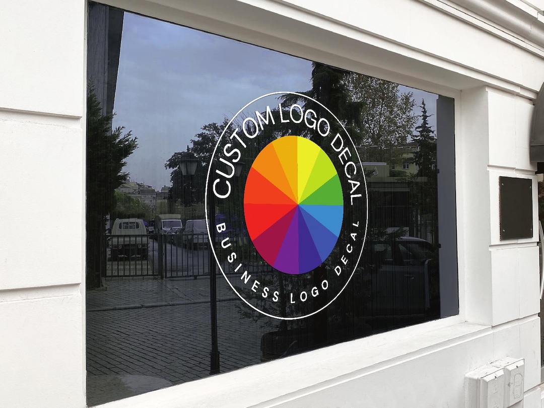 Custom Logo Decal: Business Window, Door, Vehicle Vinyl Graphics - Etsy