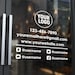 BEST SELLER Custom Business Decal Your Company Name or Logo Storefront ...
