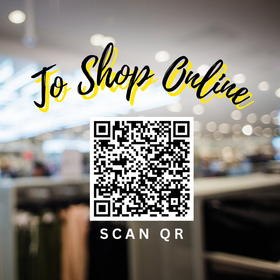 Custom Weatherproof QR Code Sticker: Personalized Scannable Vinyl Decal ...