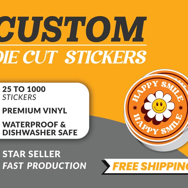 Custom Stickers - Etsy