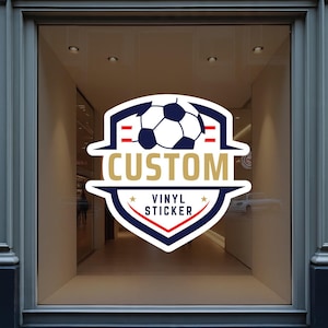 Full Color Custom Stickers - Large Custom Vinyl Sticker - Large Logo ...