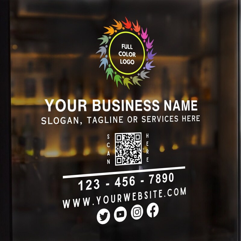 Glass Door Decals - Etsy