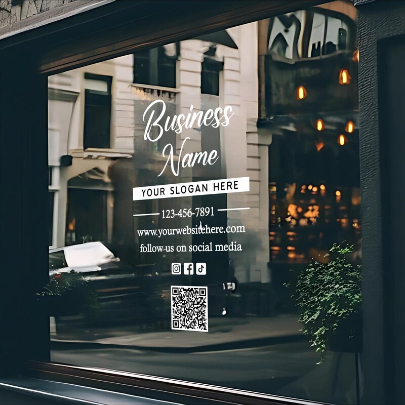 Storefront Window Decals - Etsy