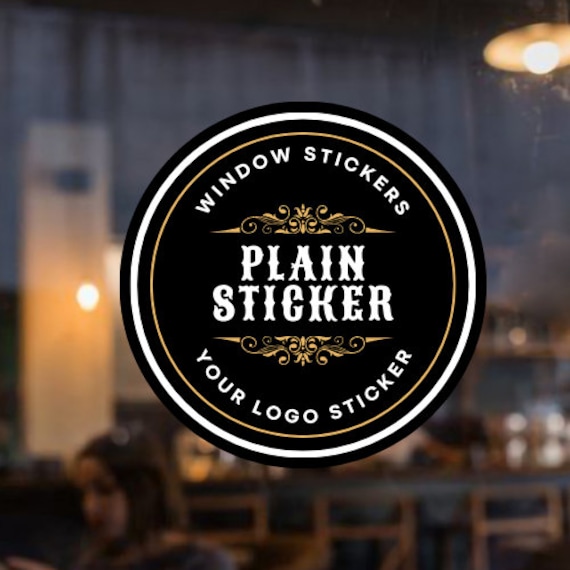 Plain vinyl stickers store
