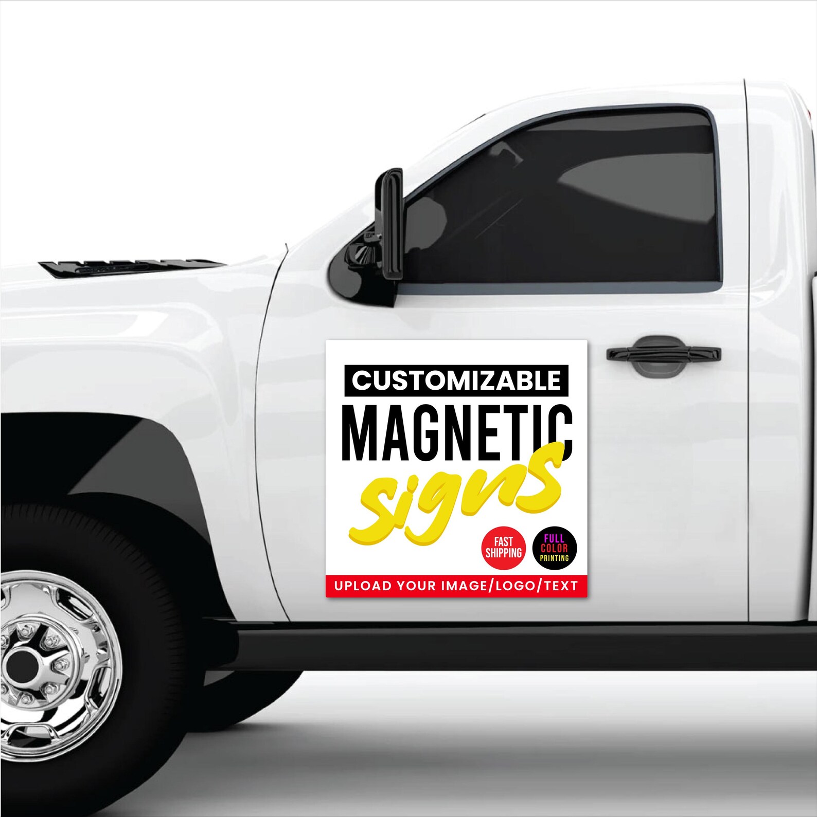 Custom Magnetic Car Sign: Business Advertising, Truck Door Magnet - Etsy