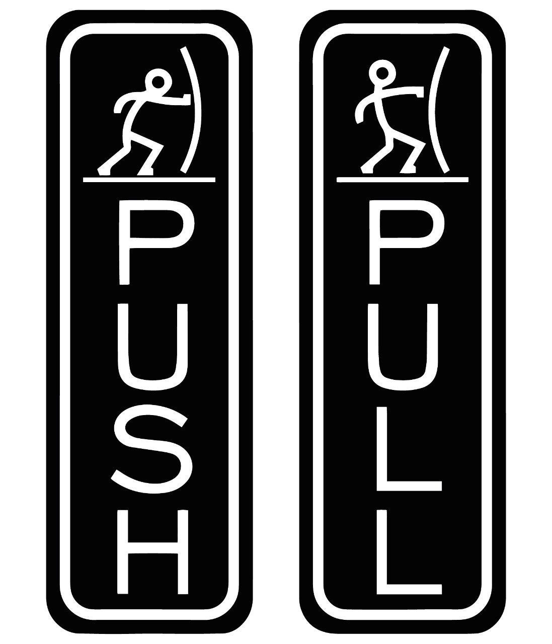 Custom Color PUSH N PULL Set of 2 Push and Pull Sign - Etsy