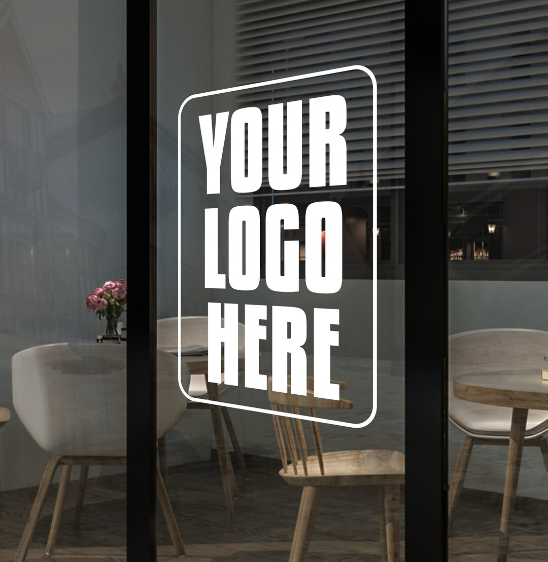 Best-seller- Logo Decals- Business Name Decals- Office Door Decals ...