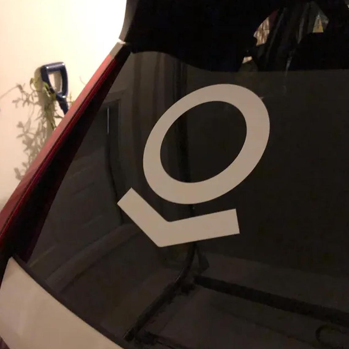Custom Text Car Sticker – Personalized Vinyl Decal for Car Window or ...
