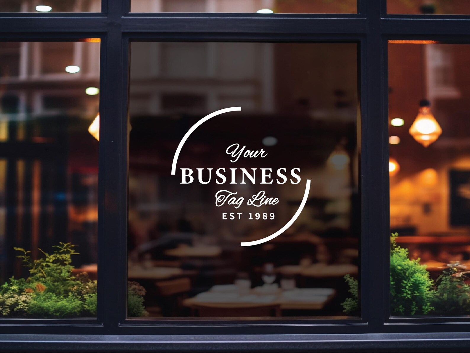 Storefront Window Decal - Premium Quality Vinyl Sticker for Business ...