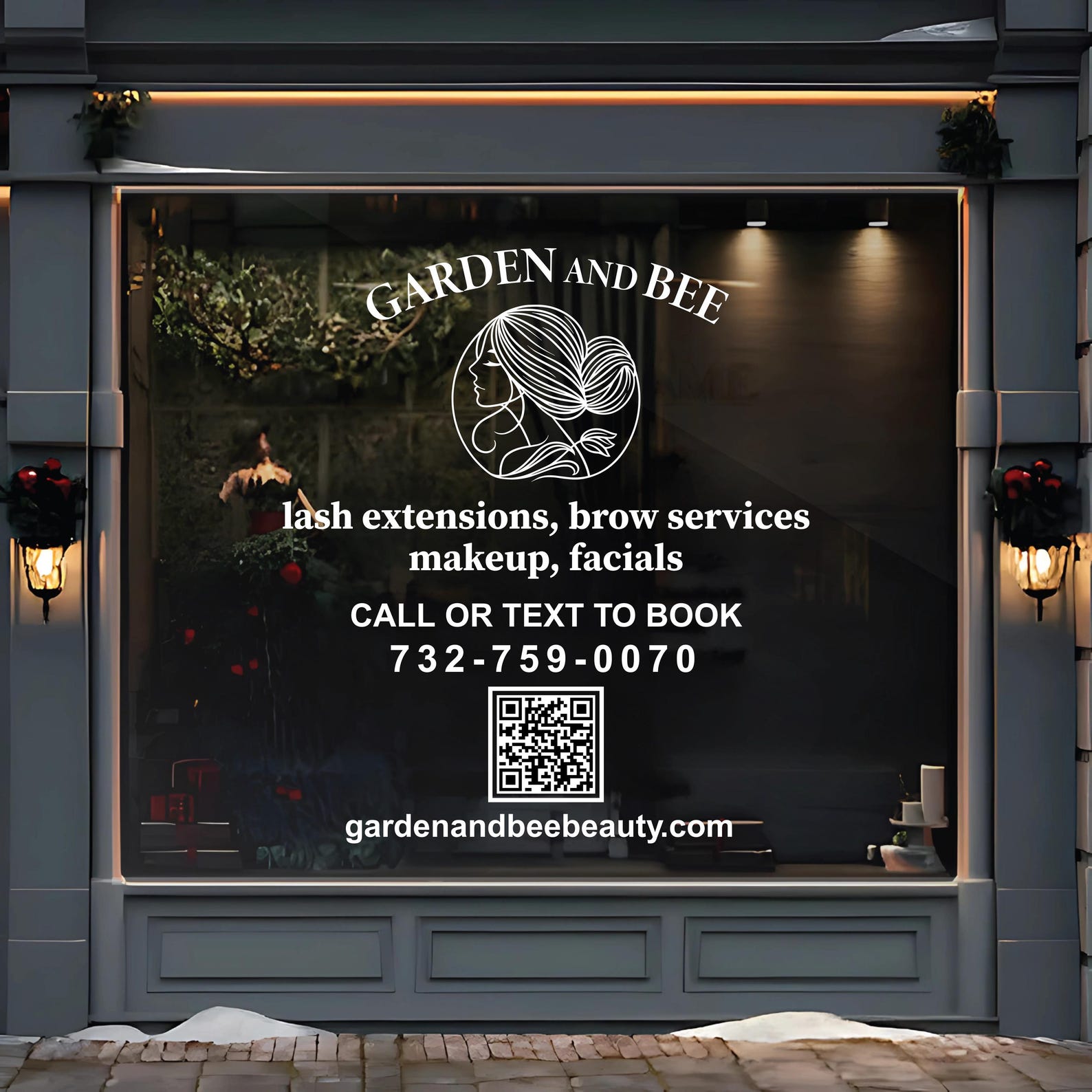 Personalized Window Decal, Logo Decal With Vinyl Lettering, Your ...