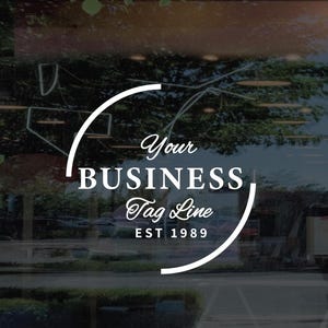 Storefront Window Decal - Premium Quality Vinyl Sticker for Business ...