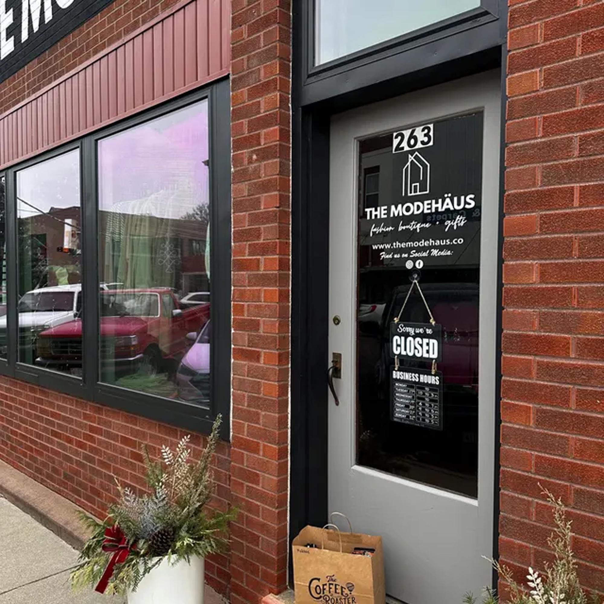 Personalized Business Window Decal, Custom Storefront Vinyl With QR ...