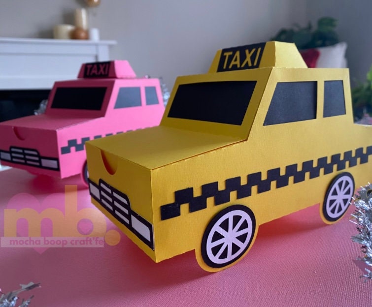 NYC Taxi Cab Gift Box - Etsy