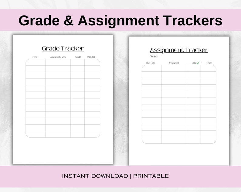 PRINTABLE Planner | Students of All Ages | Academic Planner, College ...