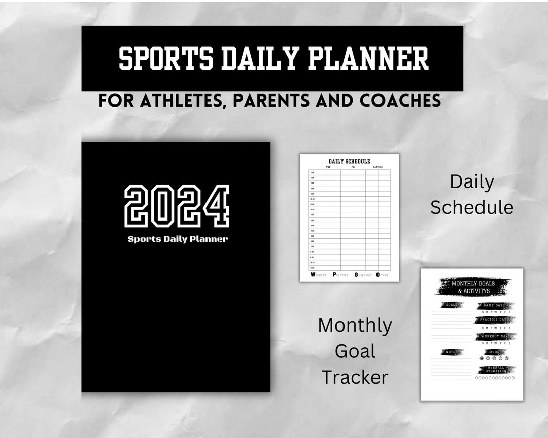 2024 Student Athlete DAILY PLANNER Bundle | PRINTABLE & Digital ...