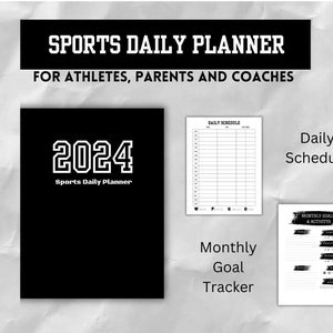 2024 Student Athlete DAILY PLANNER Bundle | PRINTABLE & Digital ...