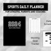 2024 Student Athlete DAILY PLANNER Bundle | PRINTABLE & Digital ...