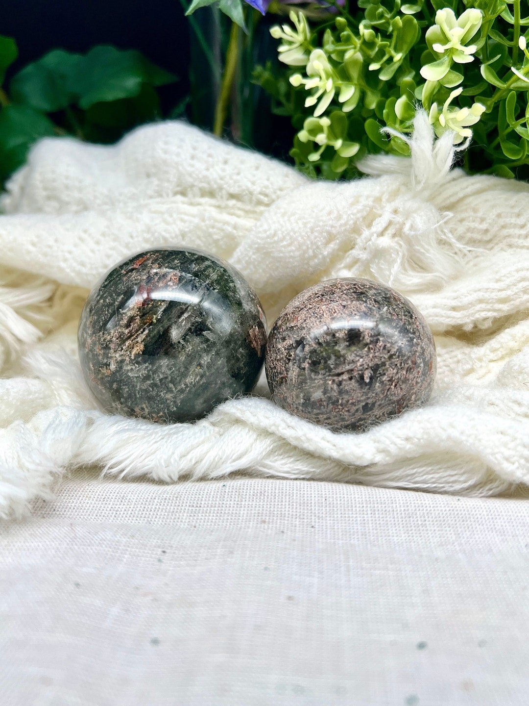 Garden Quartz Sphere, Polished Quartz Crystal Ball, Clear Included ...