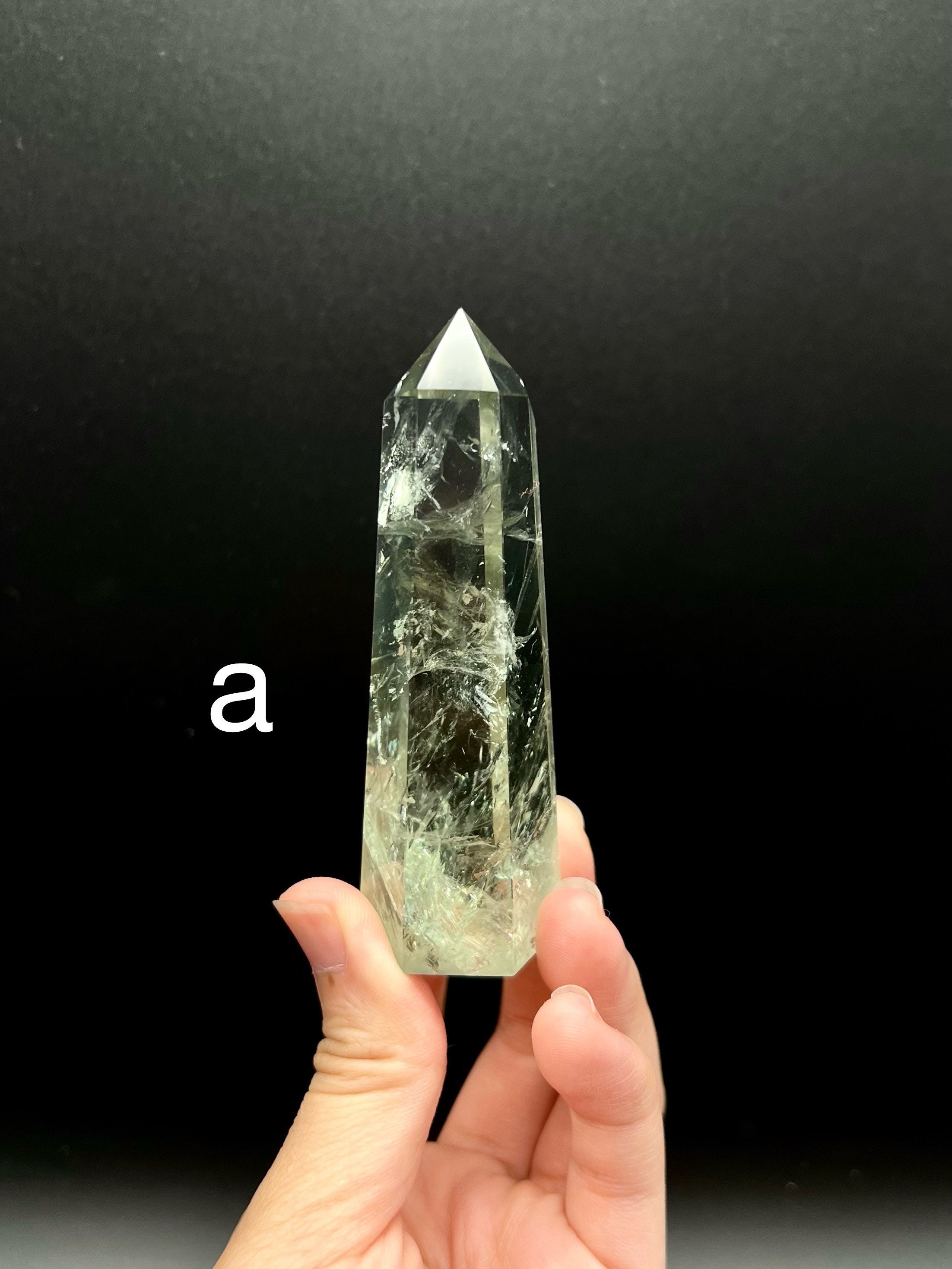Prasiolite Towers, Green Quartz, Green Amethyst, Prasiolite Point and ...