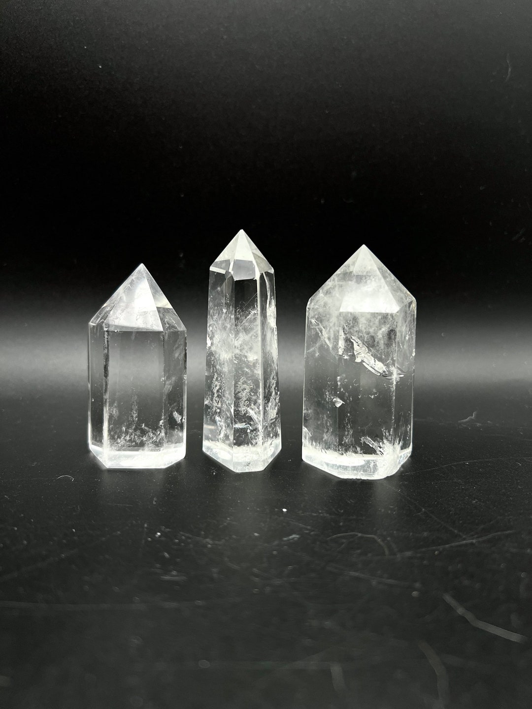 Clear Quartz Towers Optical Quartz Crystal Polished Crystal - Etsy