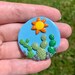 Lavender Cow Clay Ring Polymer Clay Statement Aesthetic Jewelry Animal ...