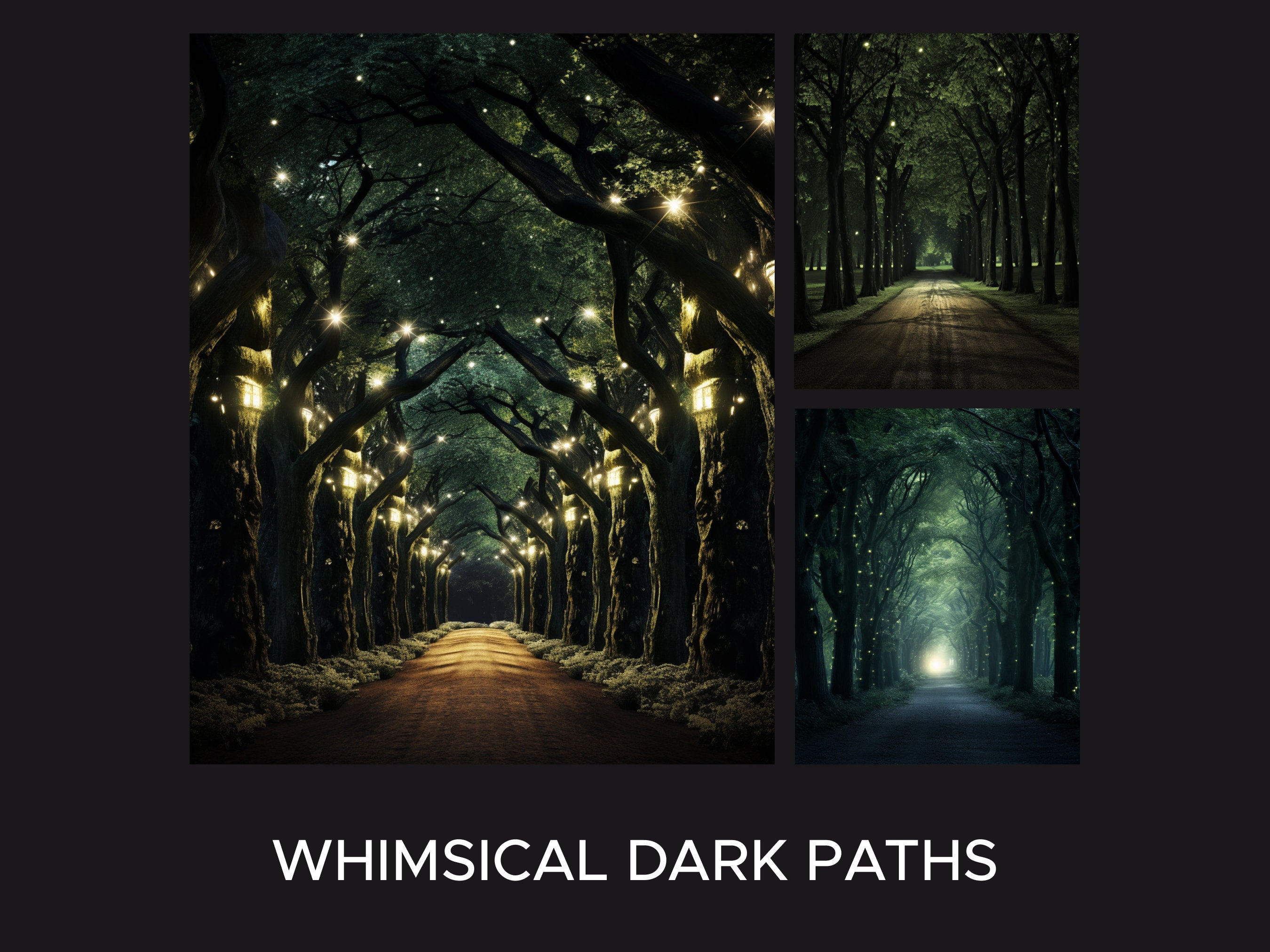15 Wooded Path Backdrops Bundle Photoshop Overlays - Etsy