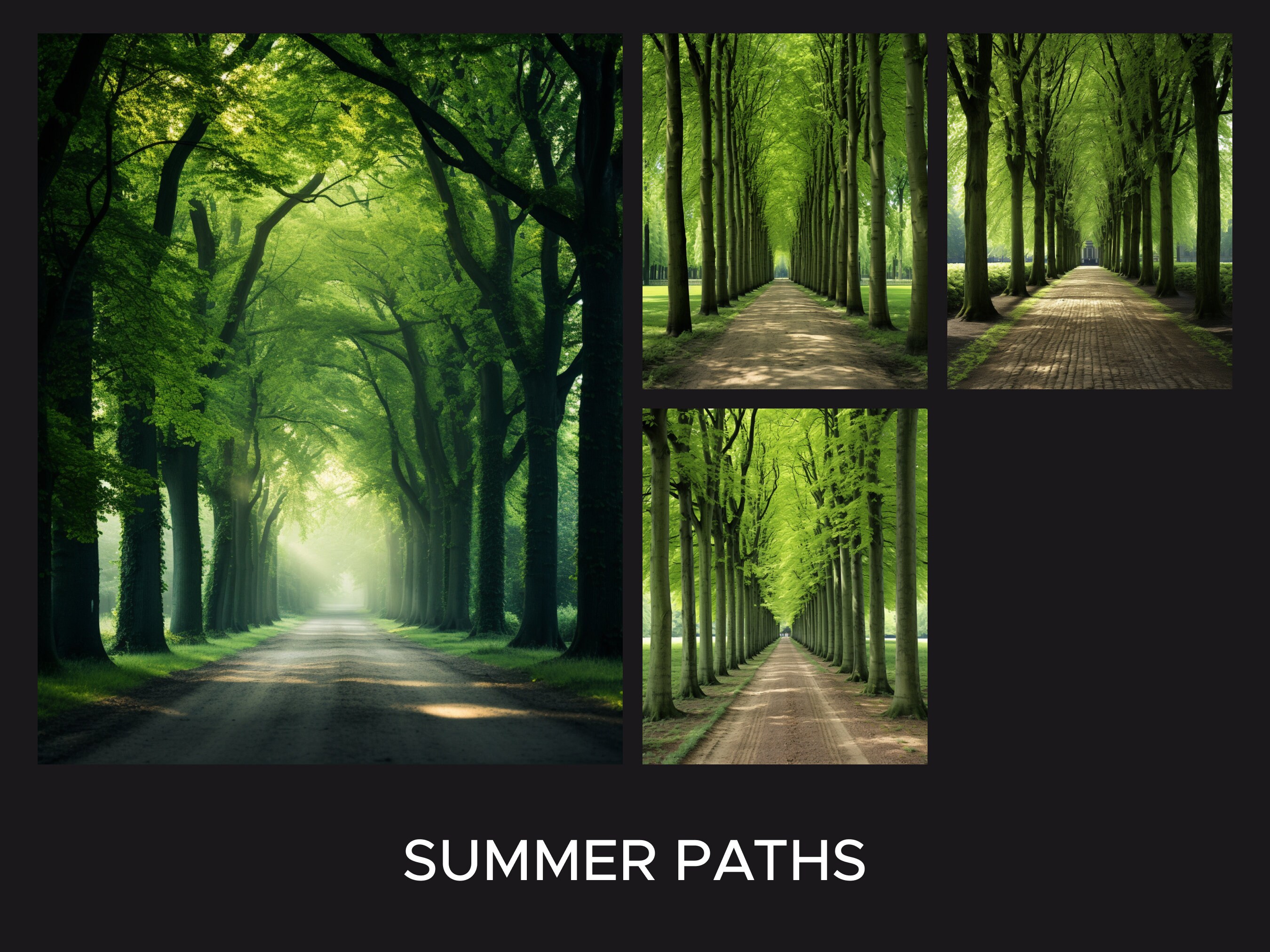 15 Wooded Path Backdrops Bundle Photoshop Overlays - Etsy