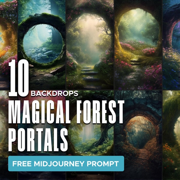 Enchanted Forest Backdrop - Etsy