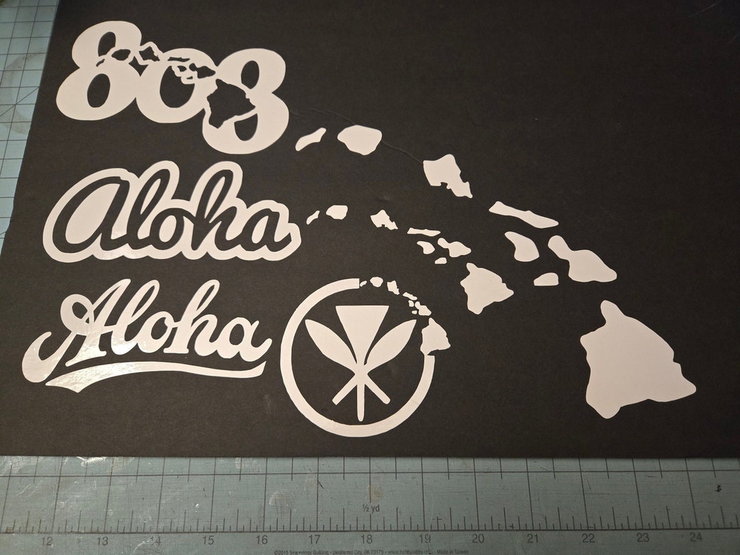 6 Hawaii Designed Decals - Etsy