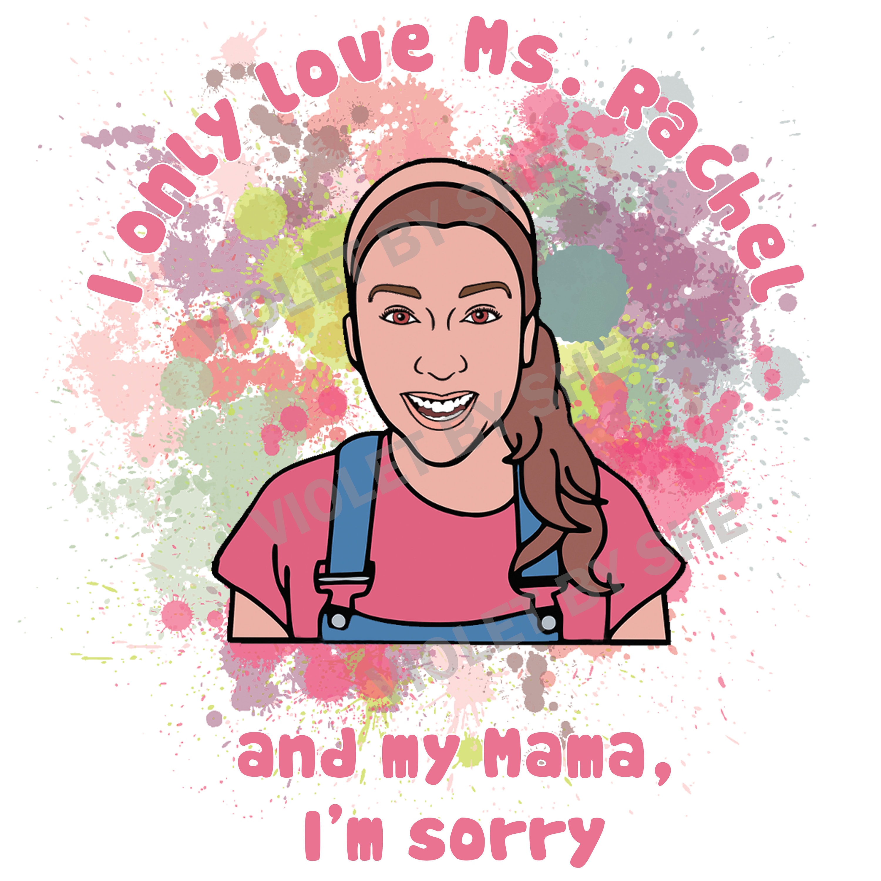 Ms Rachel Digital File PNG Design - Etsy Canada
