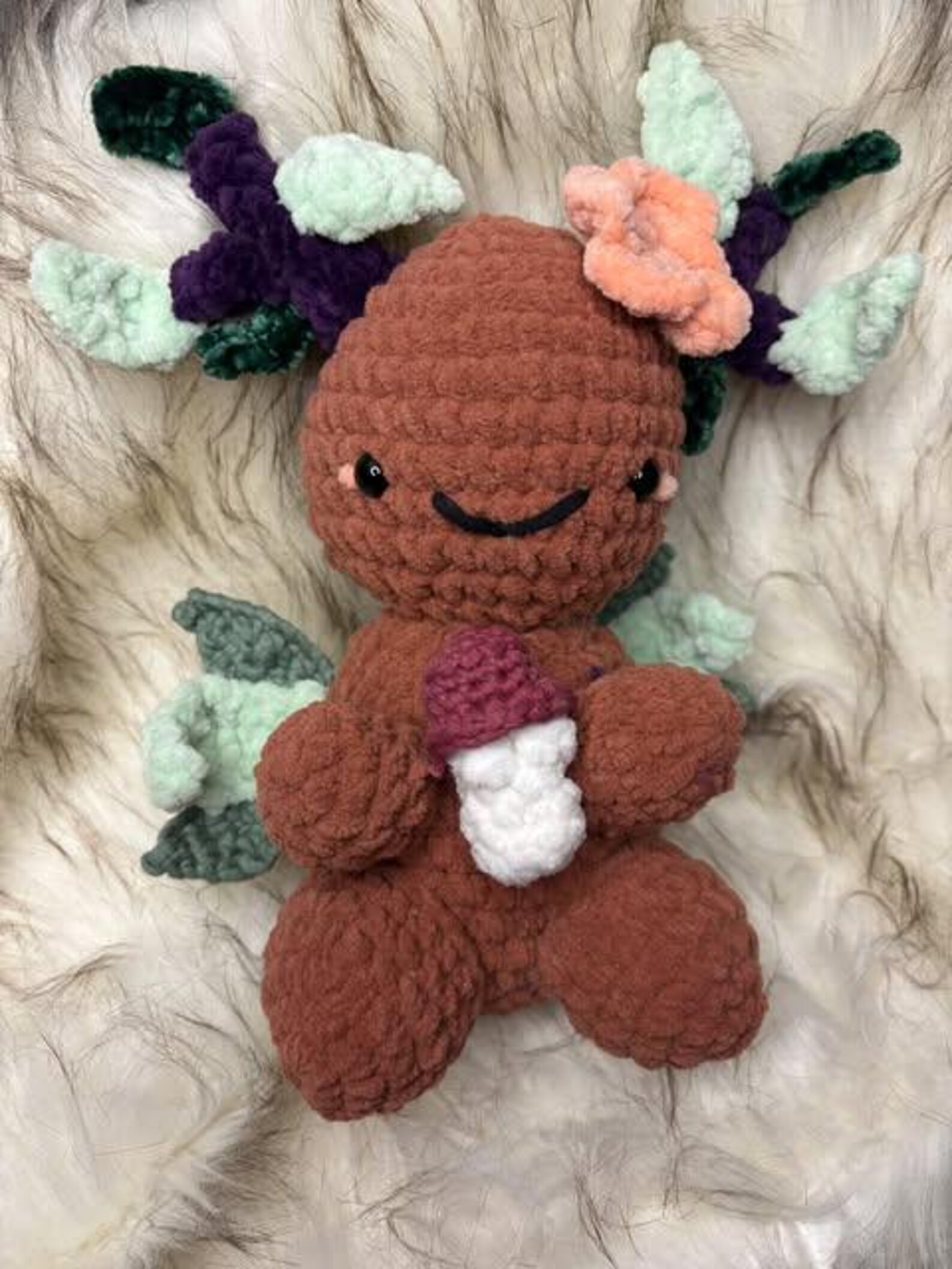 CROCHET PATTERN: Moss the Forest Sprite PDF Tutorial Amigurumi ...