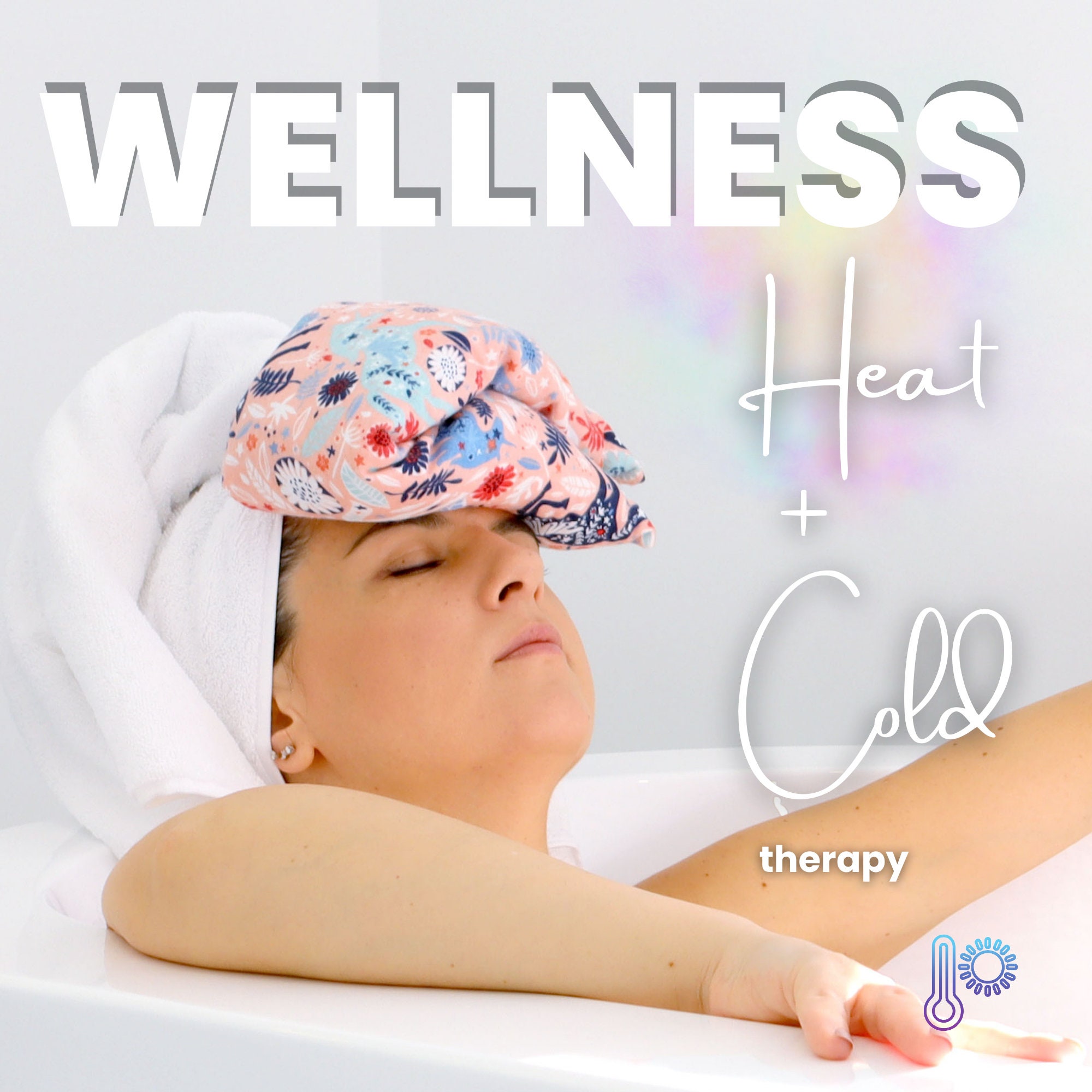 Microwavable Heating Pad, Hot-cold Pack, Rainbow Unicorns, Hand-made in ...