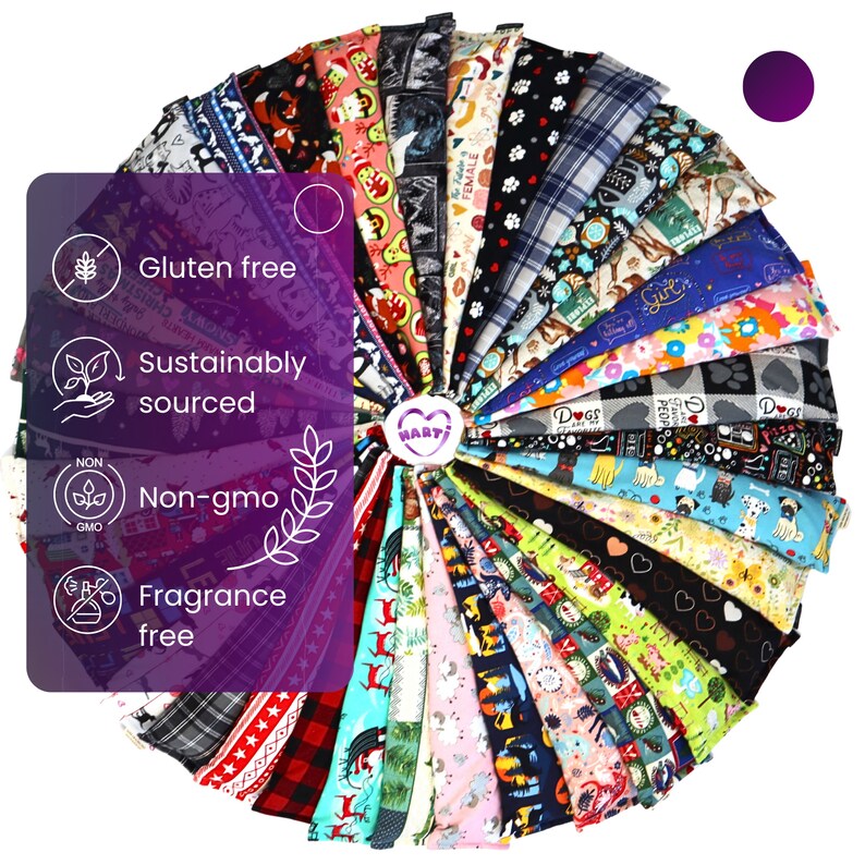 Microwavable Heating Pad, Hot-cold Pack, Rainbow Unicorns, Hand-made in ...