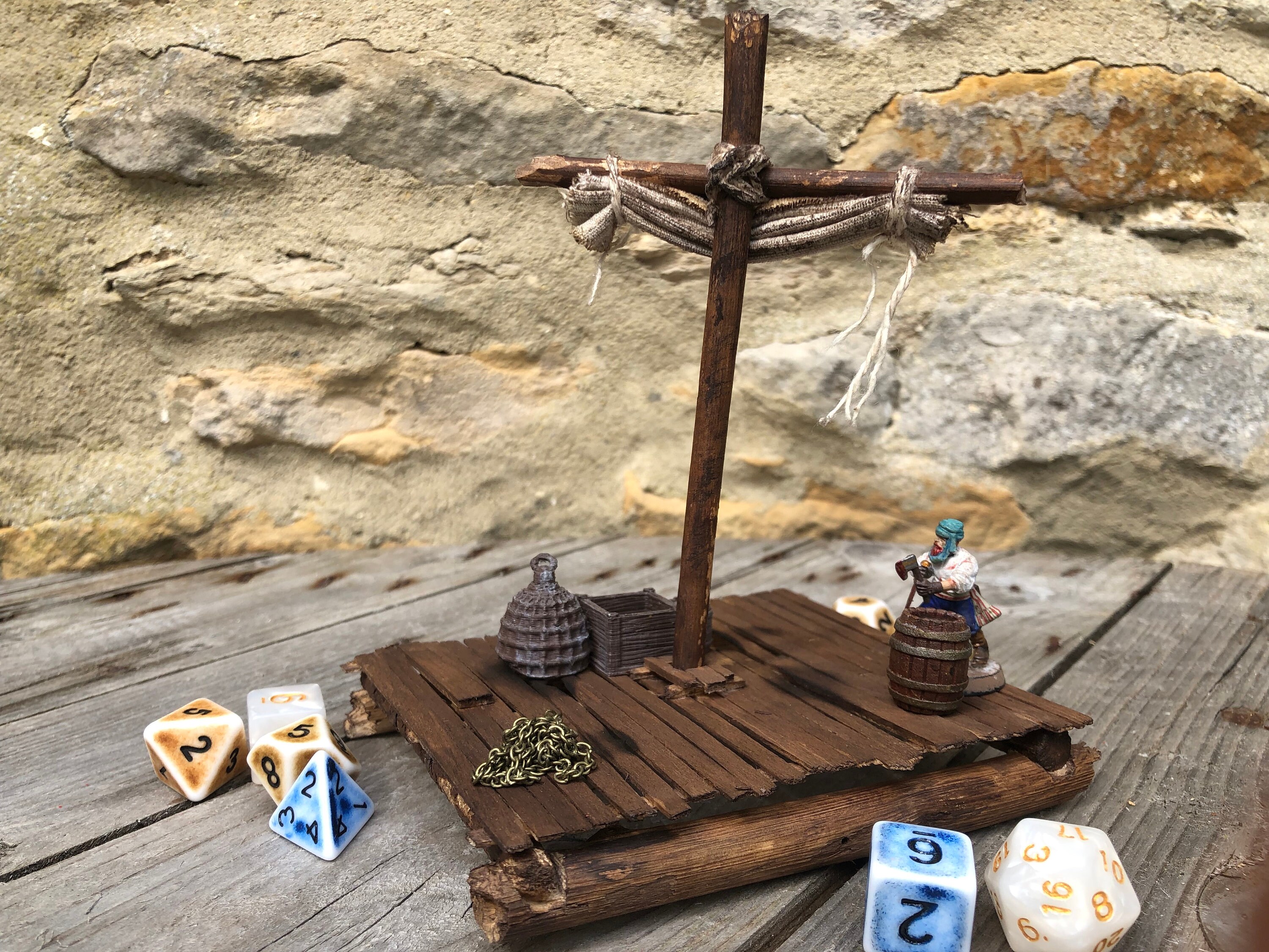 Miniature Raft 28mm 32mm 156 Tabletop Gaming RPG Dungeons and Dragons ...