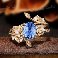 One of a Kind Montana Sapphire Ring, Teal Sapphire Diamond Trellis Ring ...