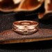 Nature Inspired Men's Engagement Ring Branch Ring Rose Gold Mens ...