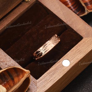Nature Inspired Men's Engagement Ring Branch Ring Rose Gold Mens ...